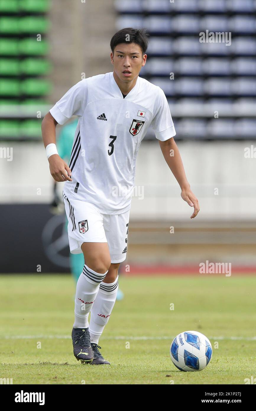 Japan's Hayato Tanaka during the 2023 AFC U-20 Asian Cup qualification ...
