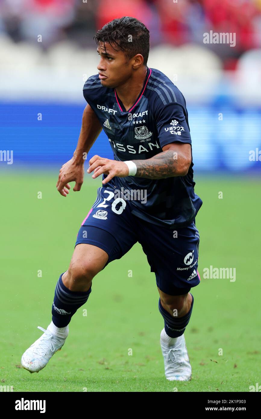 Kanagawa, Japan. 18th Sep, 2022. Yan Matheus (FMarinos) Football/Soccer ...