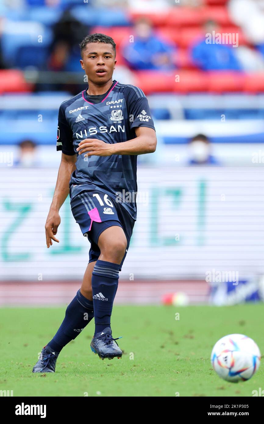 Kanagawa, Japan. 18th Sep, 2022. Joel chima Fujita (FMarinos) Football ...