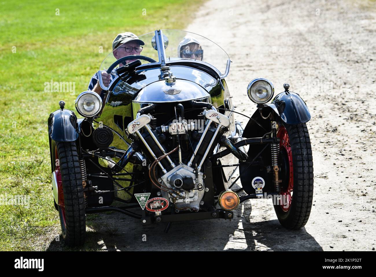 1934 Morgan Super Sport "trike" sports car at the "British Invasion ...