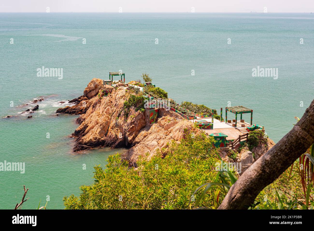 Sunny view of the landscape near Iron Fort at Matsu, Taiwan Stock Photo ...