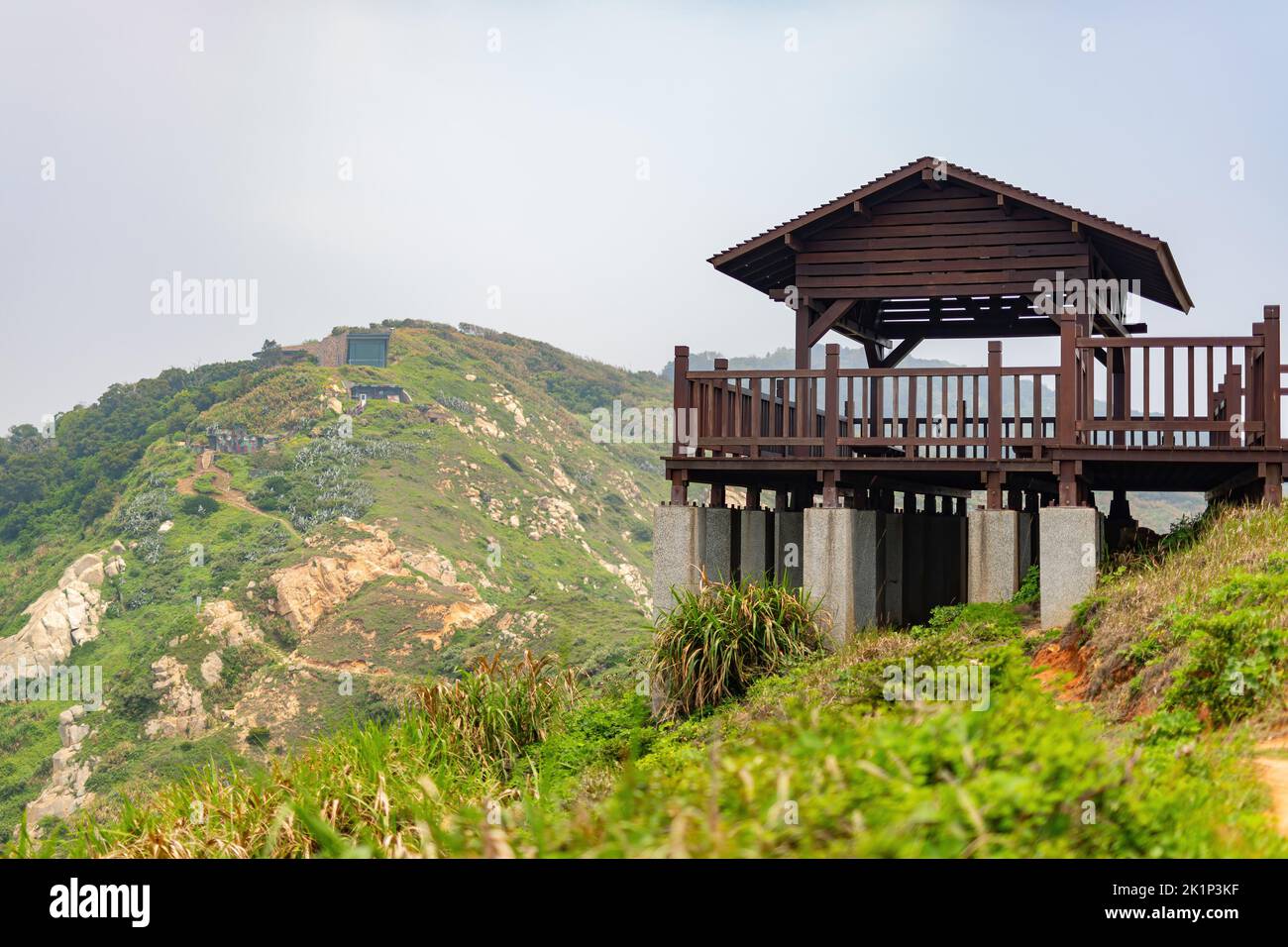 Nature landscape of the Luoshan Nature Trail at Matsu, Taiwan Stock ...