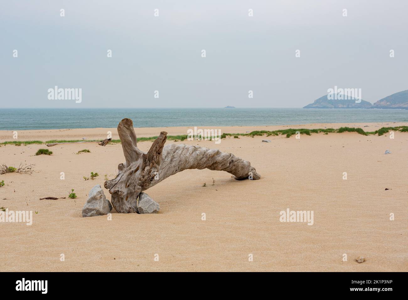 Sunny view of the landscape of Banli Beach at Matsu, Taiwan Stock Photo ...