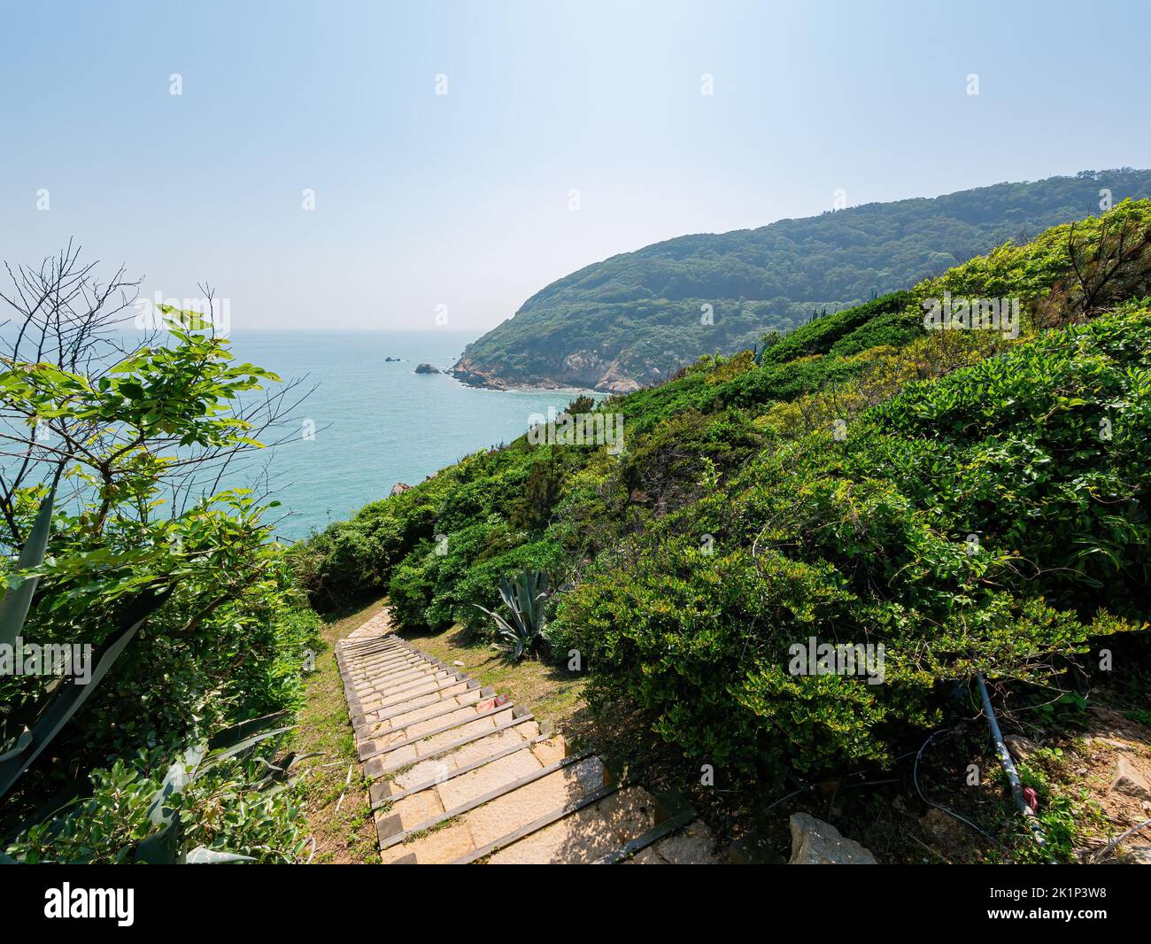 Hiking trail at Nangan Island, Matsu, Taiwan Stock Photo - Alamy