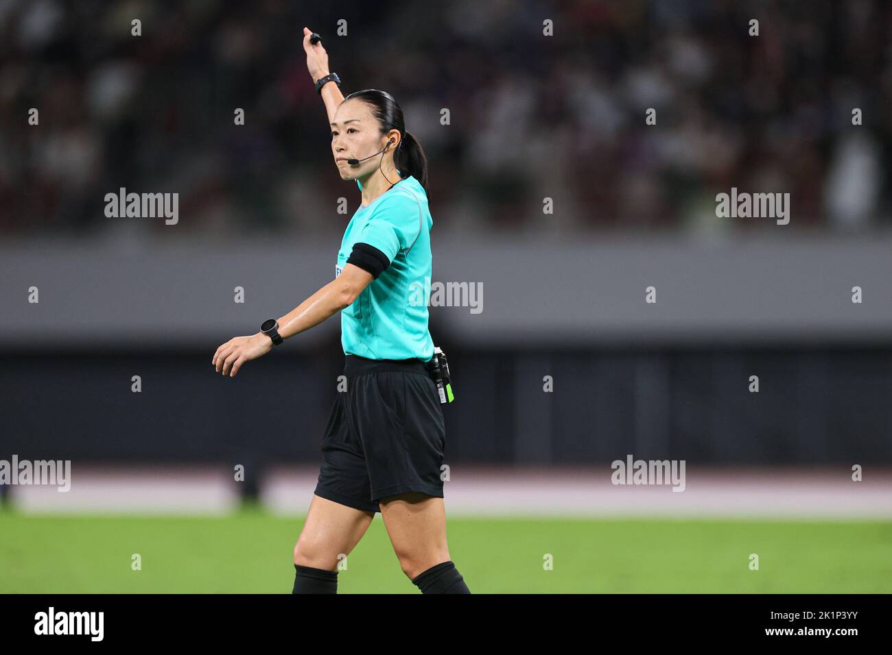 Tokyo, Japan. 18th Sep, 2022. Yoshimi Yamashita (Referee) Football ...