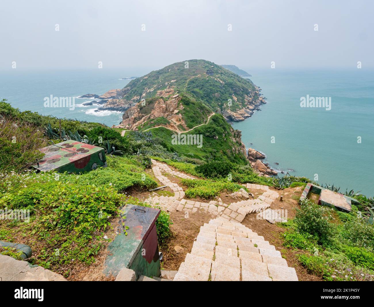 Nature landscape of the Luoshan Nature Trail at Matsu, Taiwan Stock ...