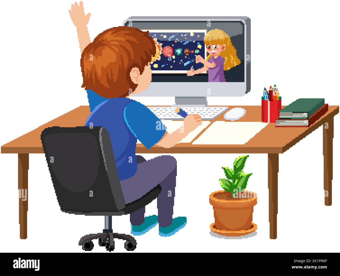 Learning Computer Clipart For Kids