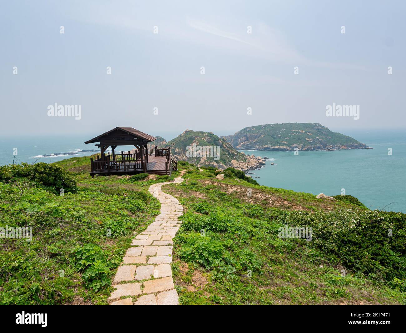 Nature landscape of the Luoshan Nature Trail at Matsu, Taiwan Stock ...