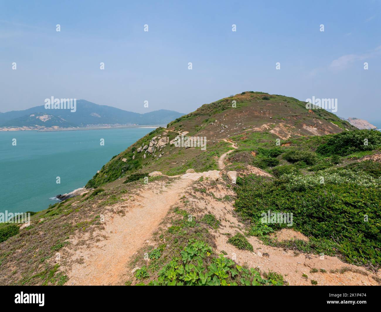 Nature landscape of the Luoshan Nature Trail at Matsu, Taiwan Stock ...