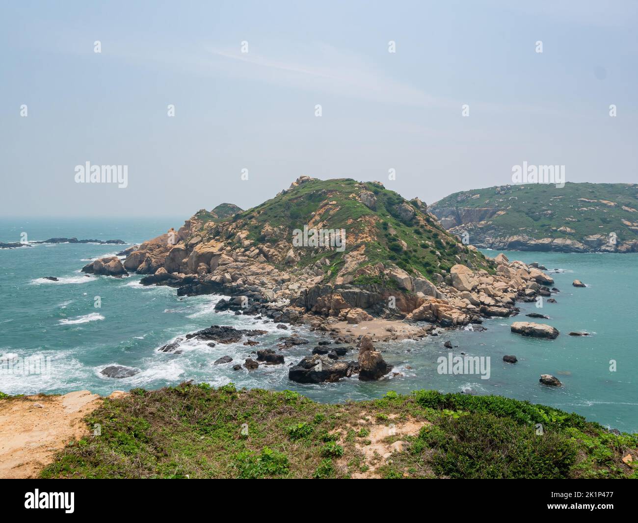 Nature landscape of the Luoshan Nature Trail at Matsu, Taiwan Stock ...