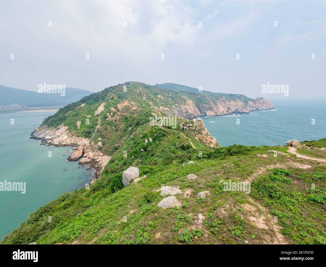 Nature landscape of the Luoshan Nature Trail at Matsu, Taiwan Stock ...