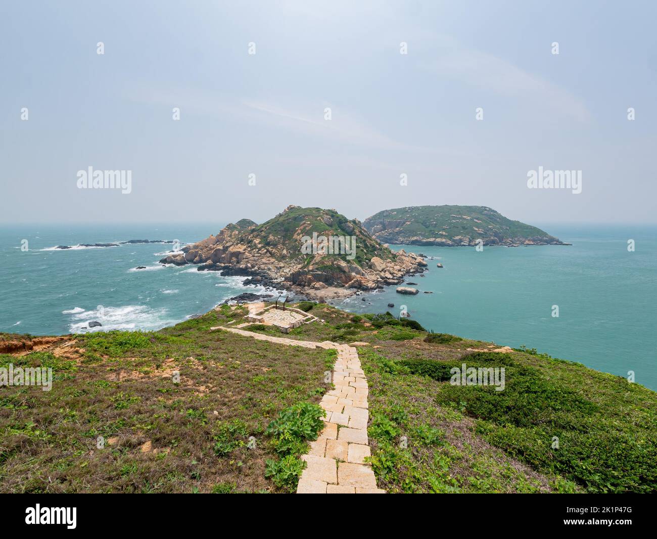 Nature landscape of the Luoshan Nature Trail at Matsu, Taiwan Stock ...