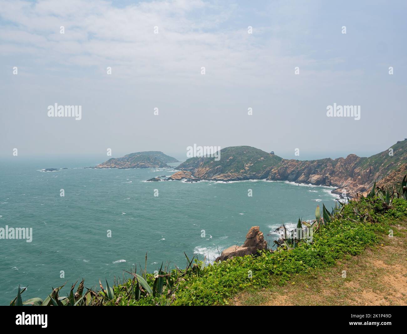 Nature landscape of the Luoshan Nature Trail at Matsu, Taiwan Stock ...