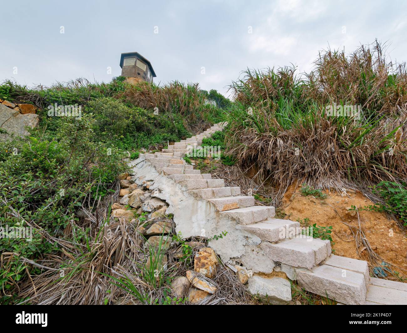 Cloudy view of the Baisha area nature landscape at Matsu, Taiwan Stock ...