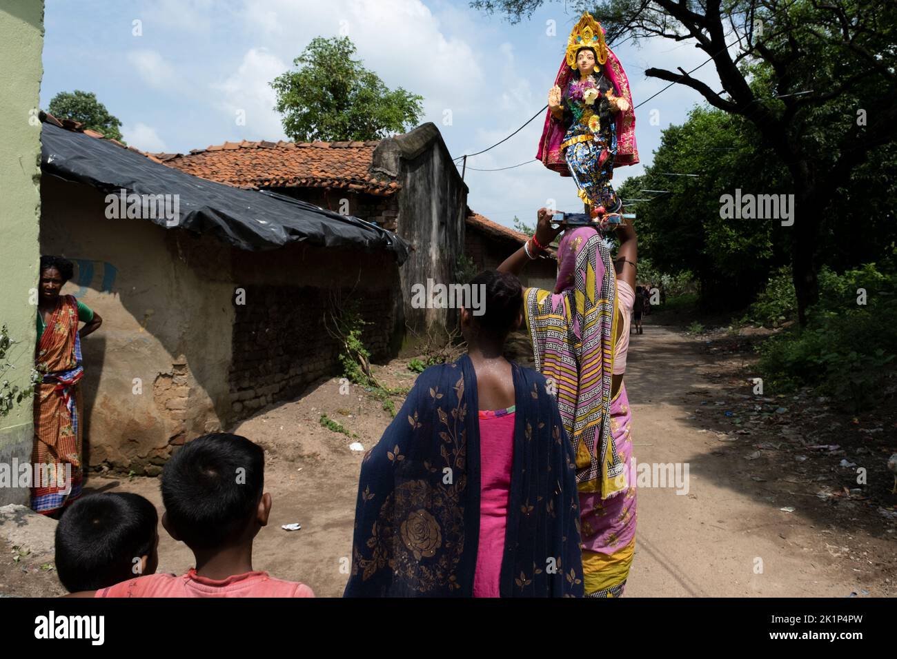 Kolkata, West Bengal, India. 17th Sep, 2022. Bhadu festival has been ...