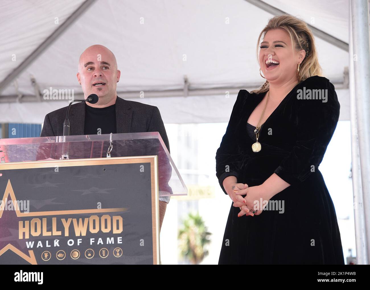 Hollywood, USA. 19th Sep, 2022. Jason Halbert and Kelly Clarkson at her ...