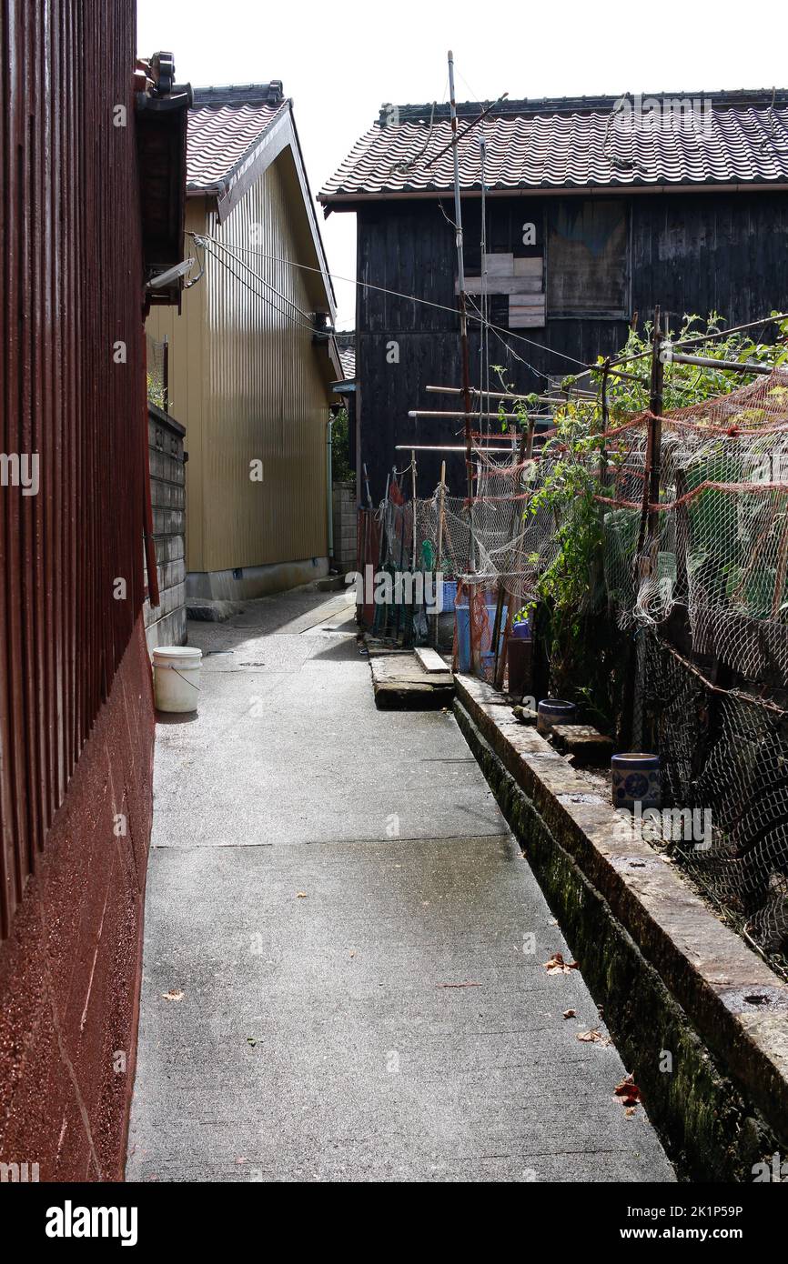 Himakajima, Aichi, Japan, 2022/18/09 , Streets of Himakajima ...