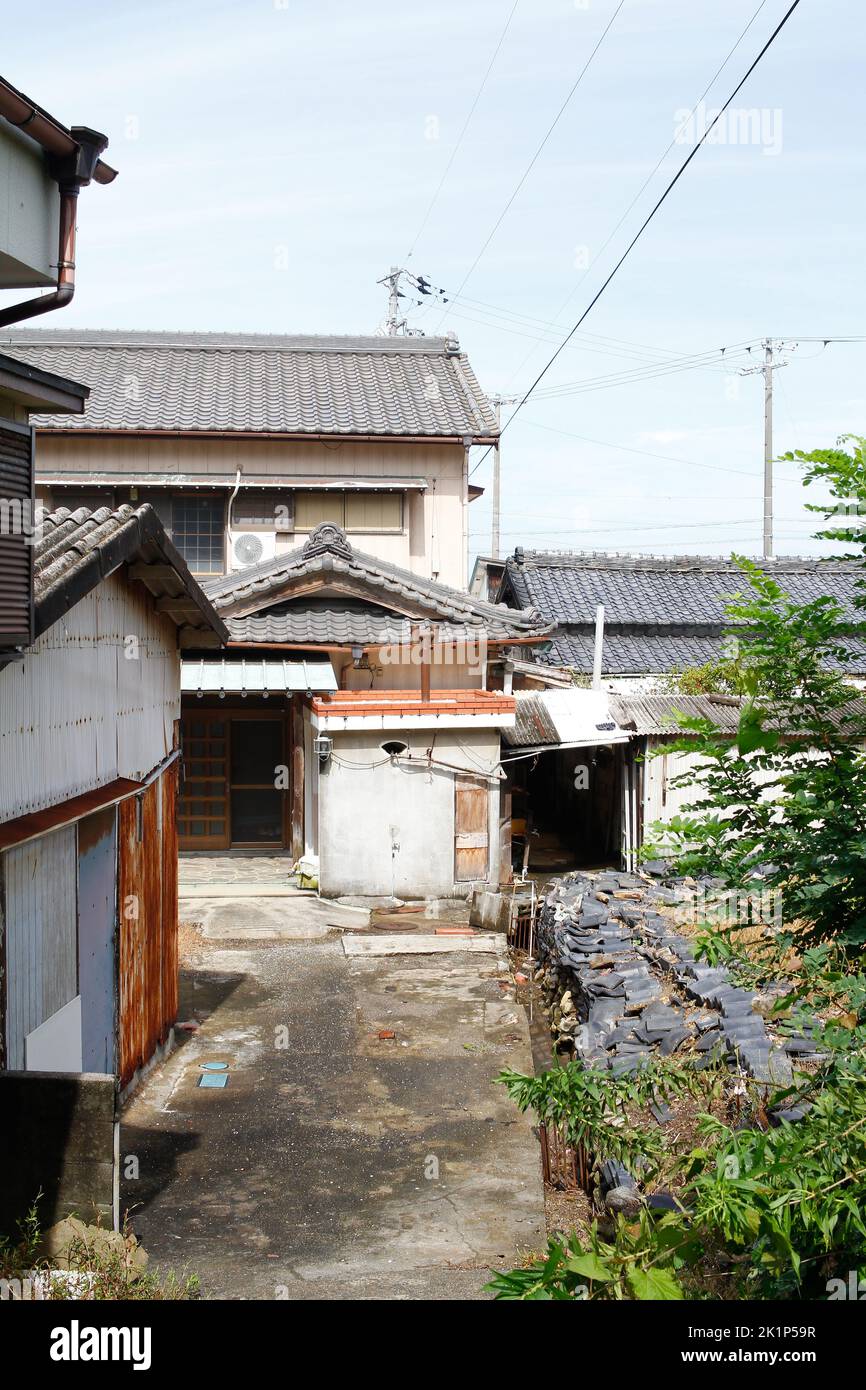 Himakajima, Aichi, Japan, 2022/18/09 , Streets of Himakajima ...