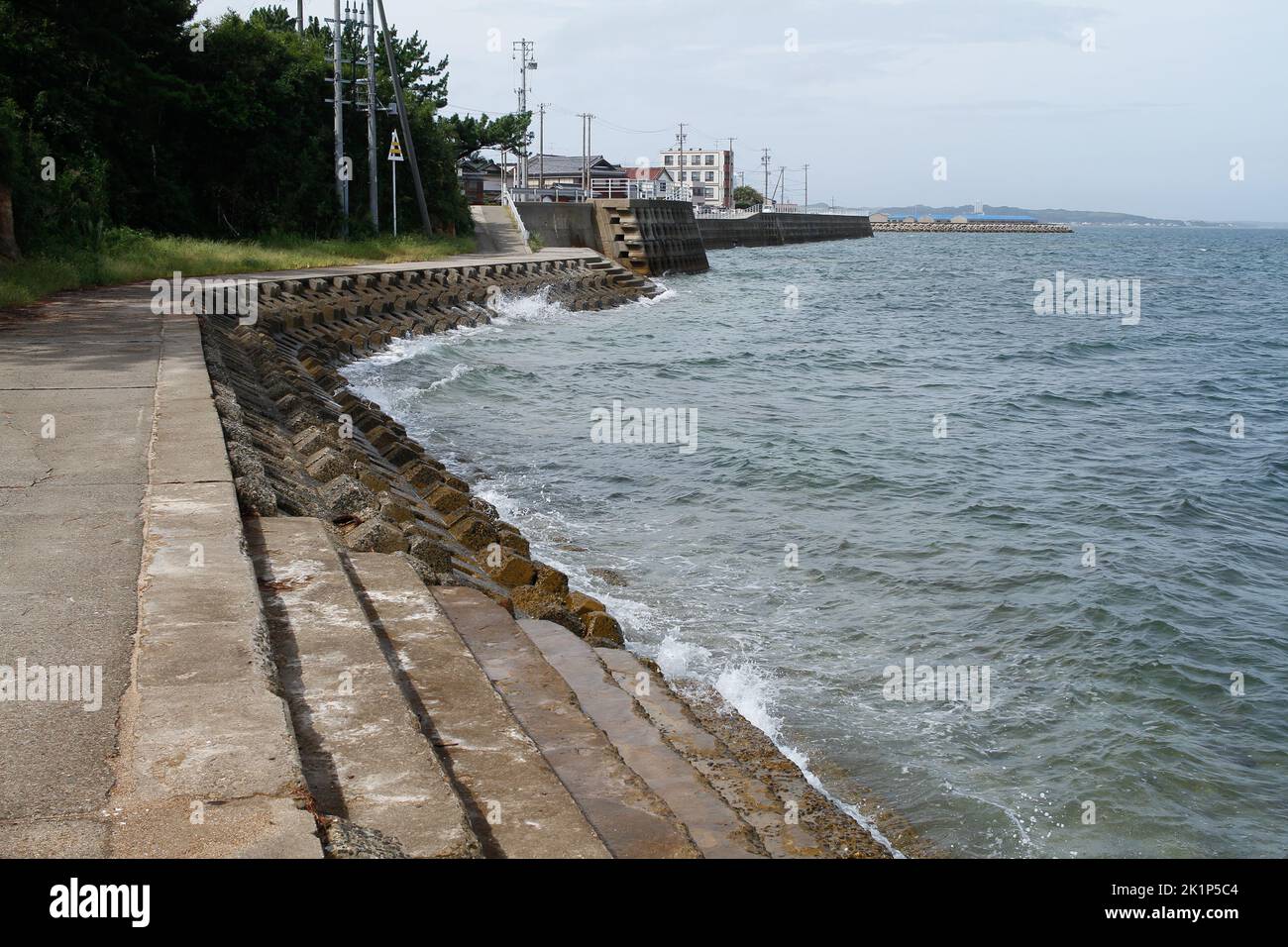 Himakajima, Aichi, Japan, 2022/18/09 , Coastline of Himakajima ...
