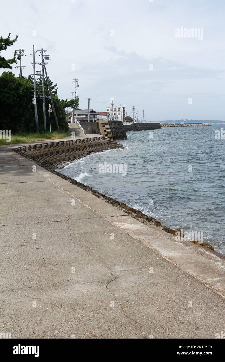 Himakajima, Aichi, Japan, 2022/18/09 , Coastline of Himakajima ...