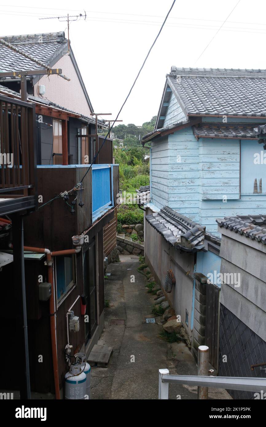 Shinojima, aichi, japan, 2022/18/09 , Views of Shinojima. Shinojima is ...