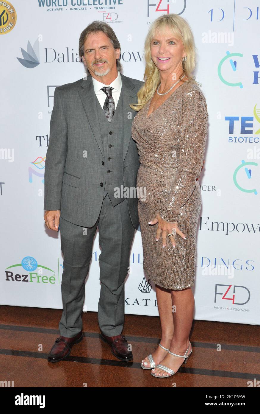 New York, USA. 19th Sep, 2022. L-R: Jeffrey Sisk and Patricia Sisk ...
