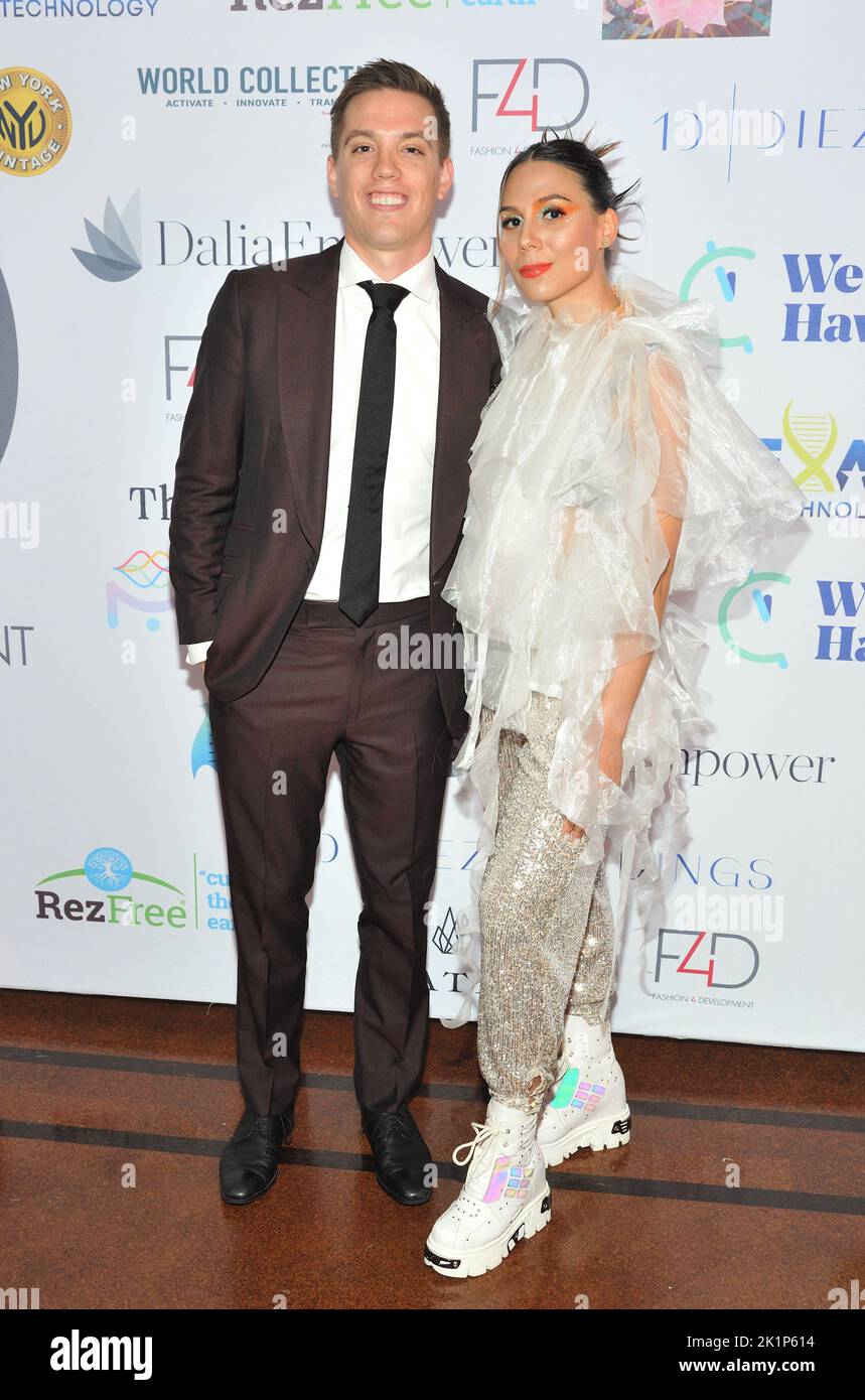 L-R: Nolan Byrd and Sirintip attend the Fashion4Development 2nd Annual ...