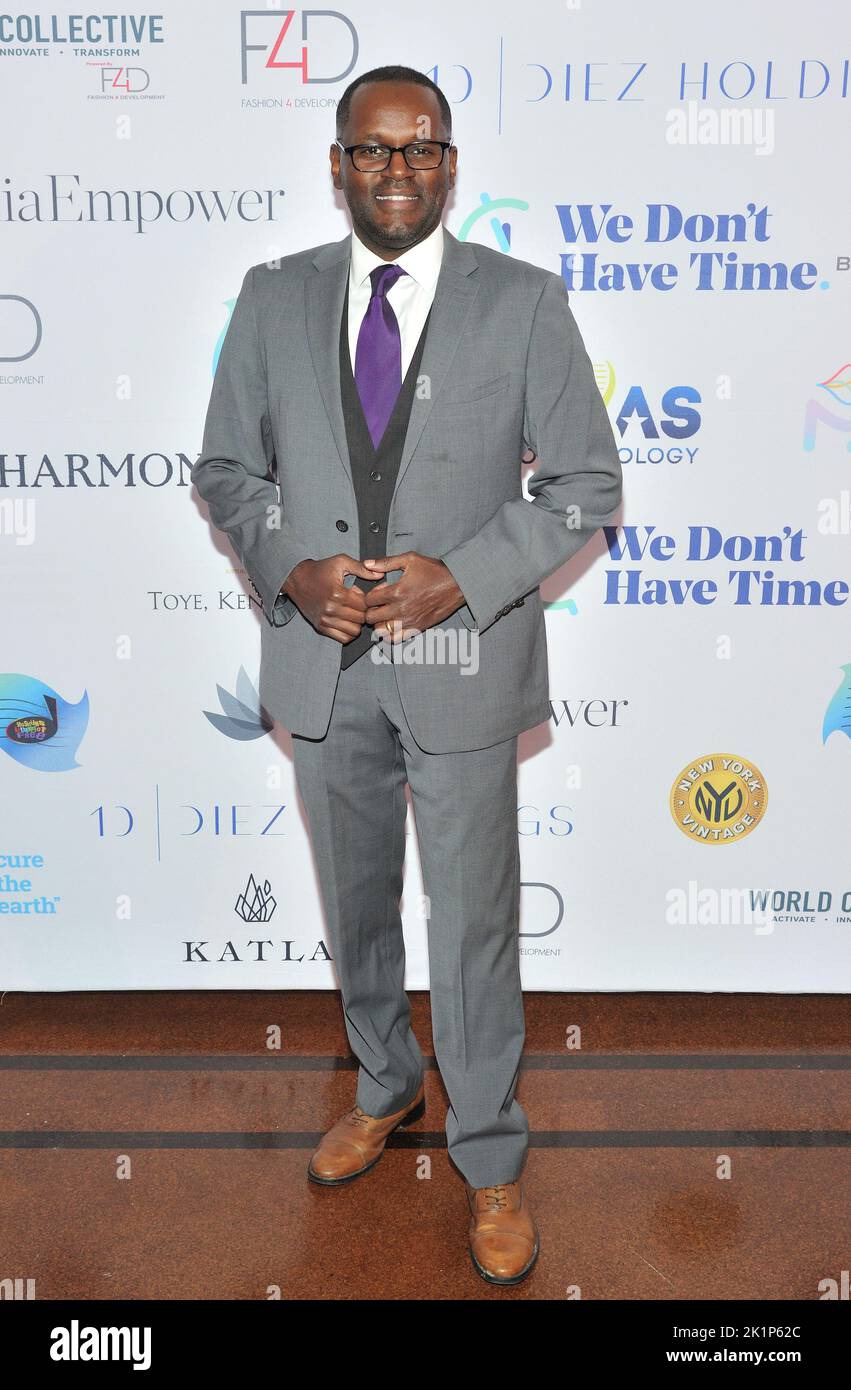 Harold O'Neal attends the Fashion4Development 2nd Annual Sustainable ...