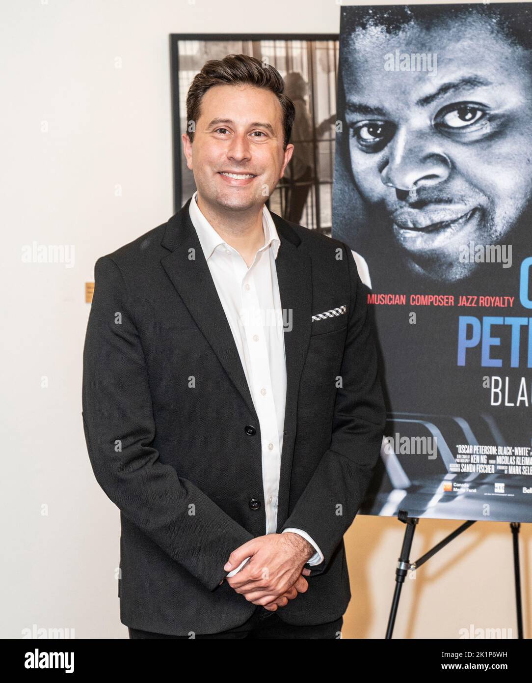 Mark Selby attends special screening of Oscar Peterson: Black + White ...