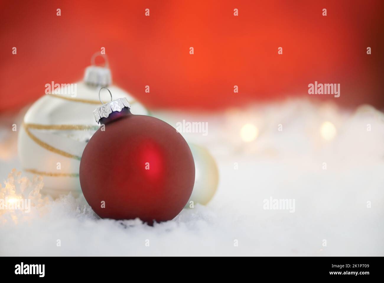 Beautiful christmas lights and baubles hi-res stock photography and ...
