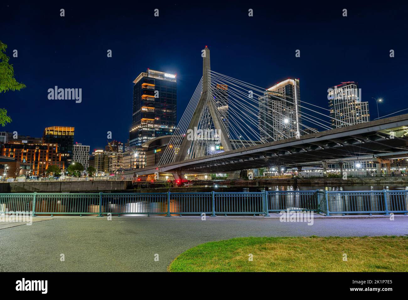 Bunker Hill Bridge at Daybreak Stock Photo - Alamy