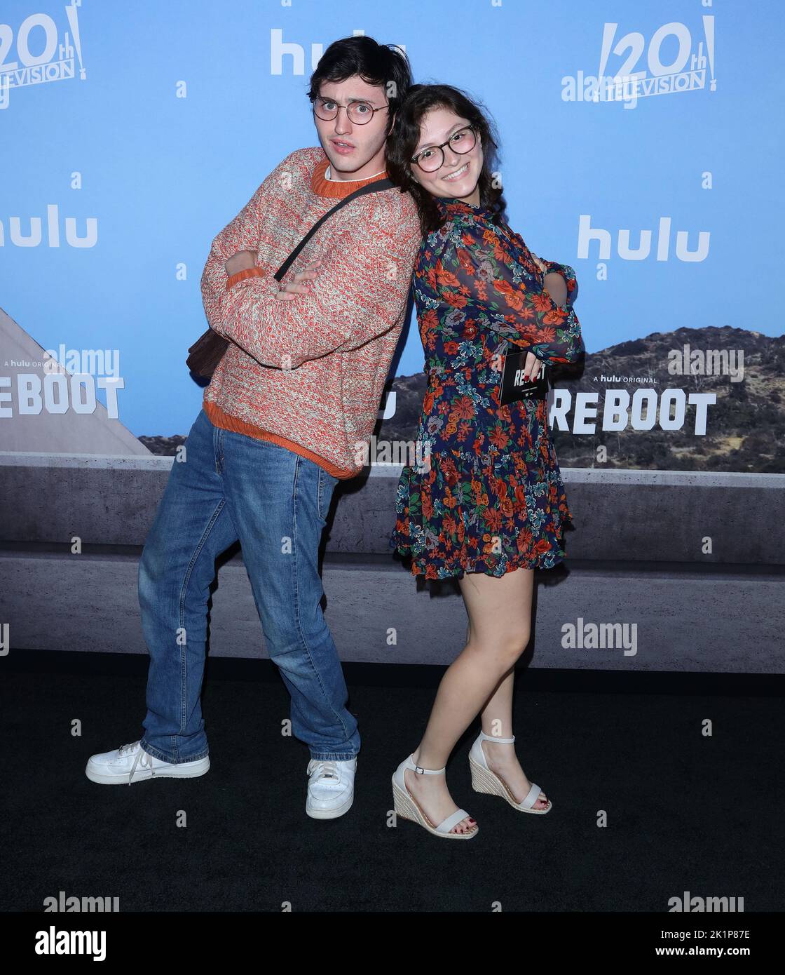 Century City, USA. 19th Sep, 2022. Gianni Dicenzo, Melissa Rivera ...