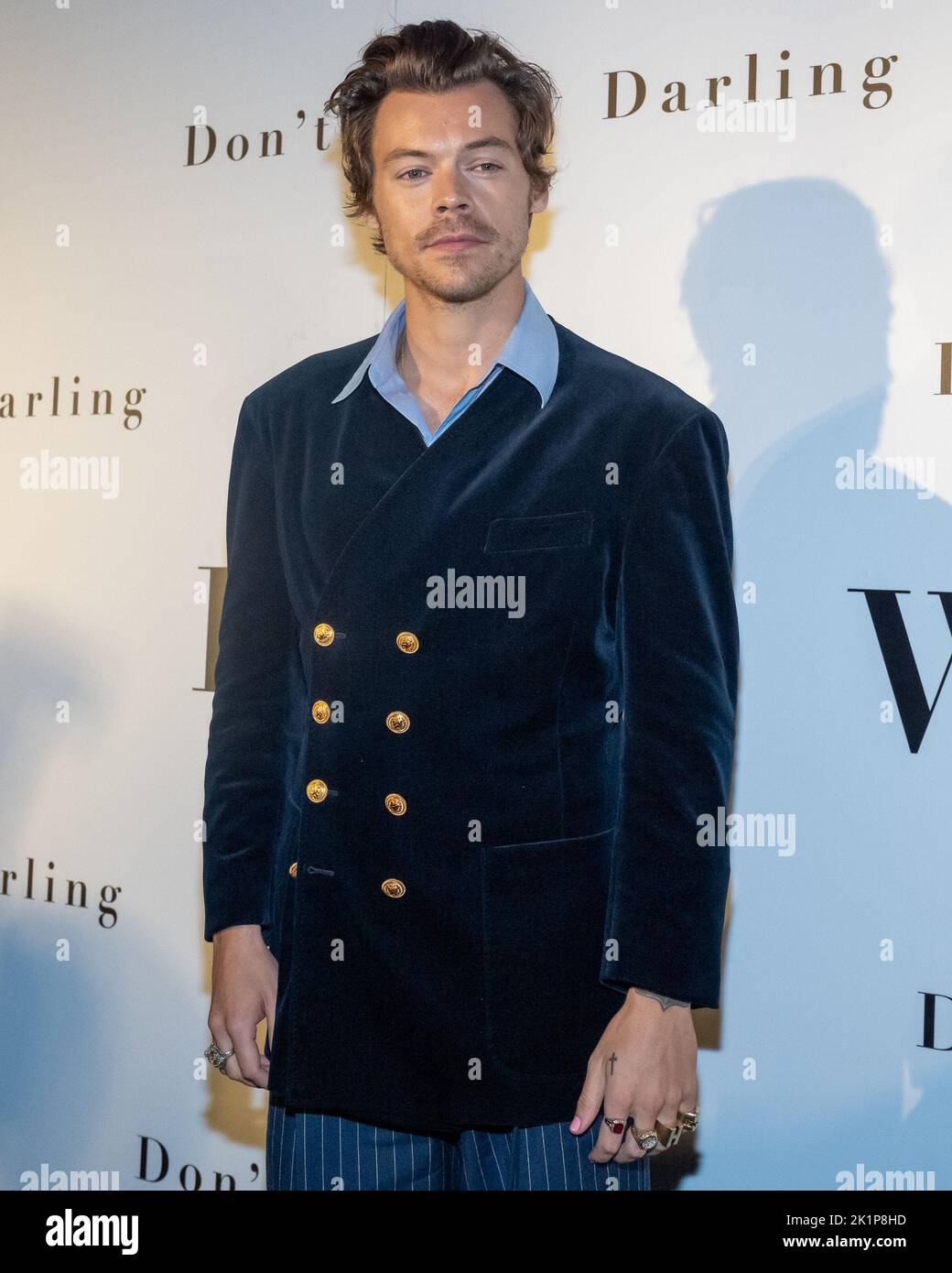 Harry Styles arrives at the special red carpet screening of “Don’t ...