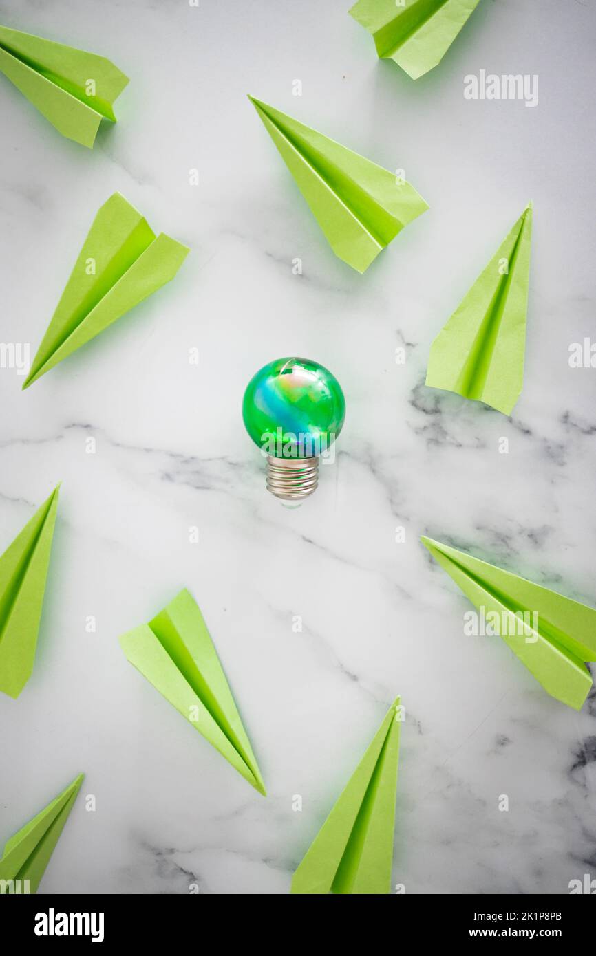 green economy and innovation for the environment conceptual image ...