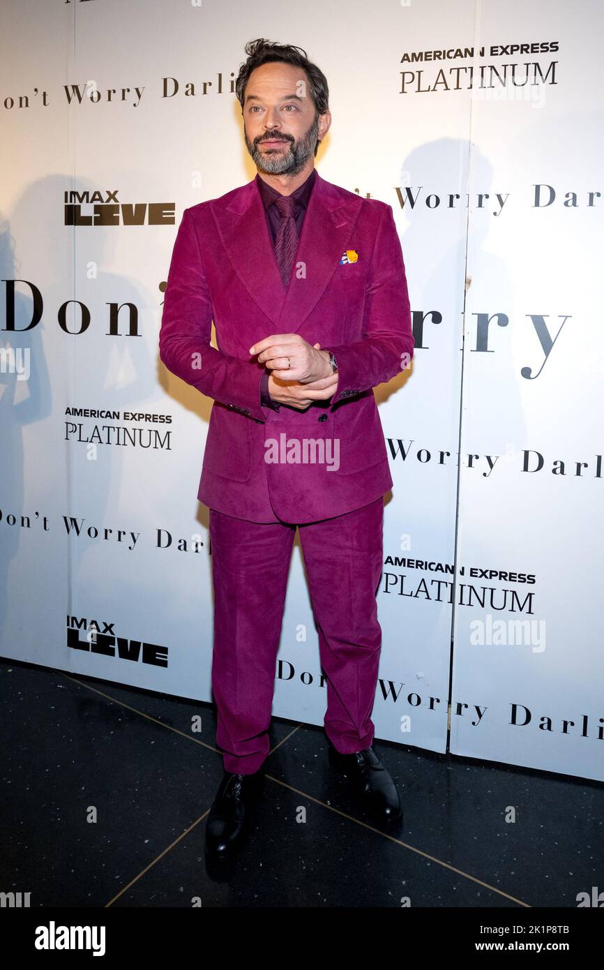Nick Kroll arrives at the special red carpet screening of “Don’t Worry ...