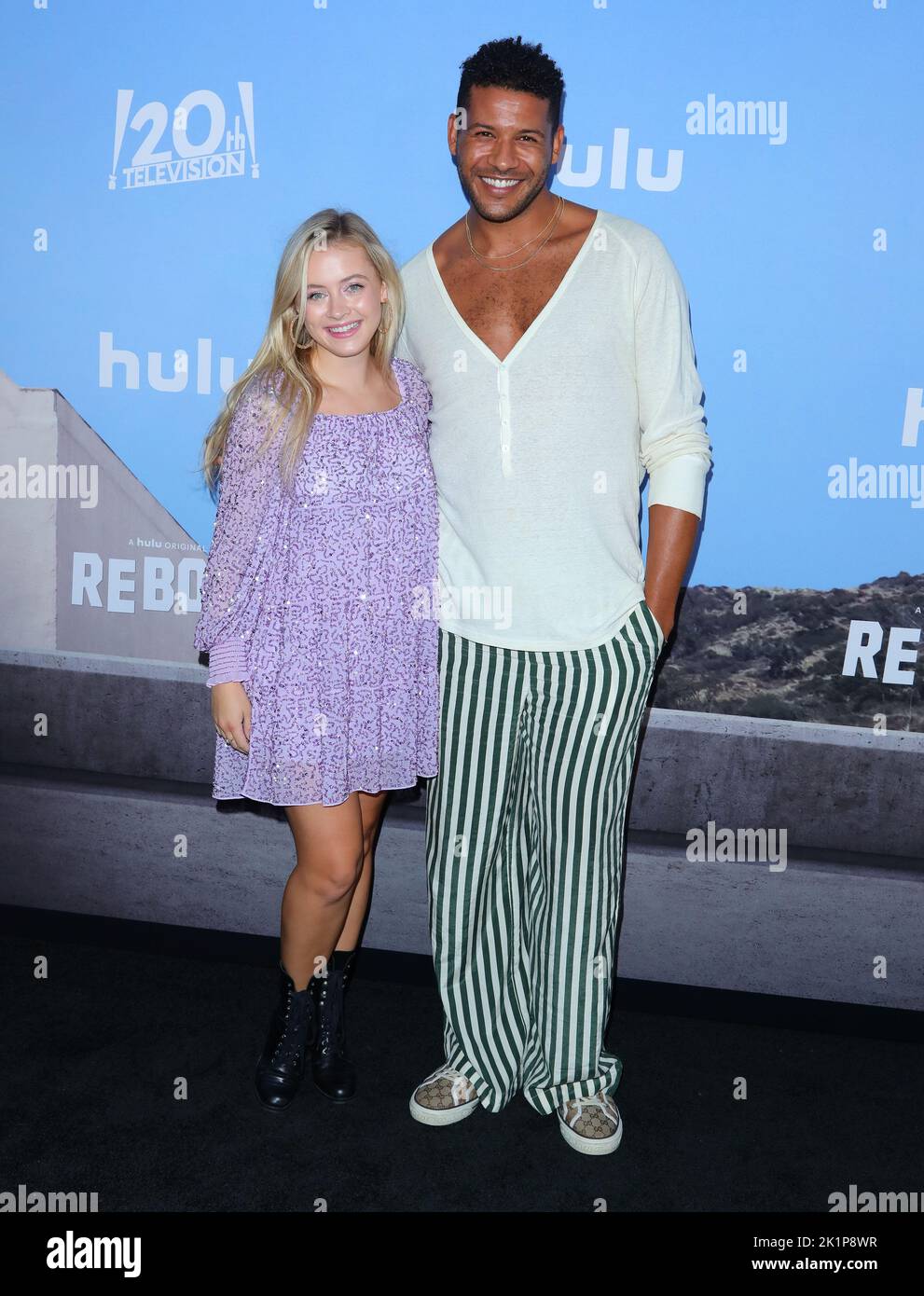 Century City, USA. 19th Sep, 2022. Jeffery Bowyer-Chapman, Emma Meisel arrives at Hulus Original ...