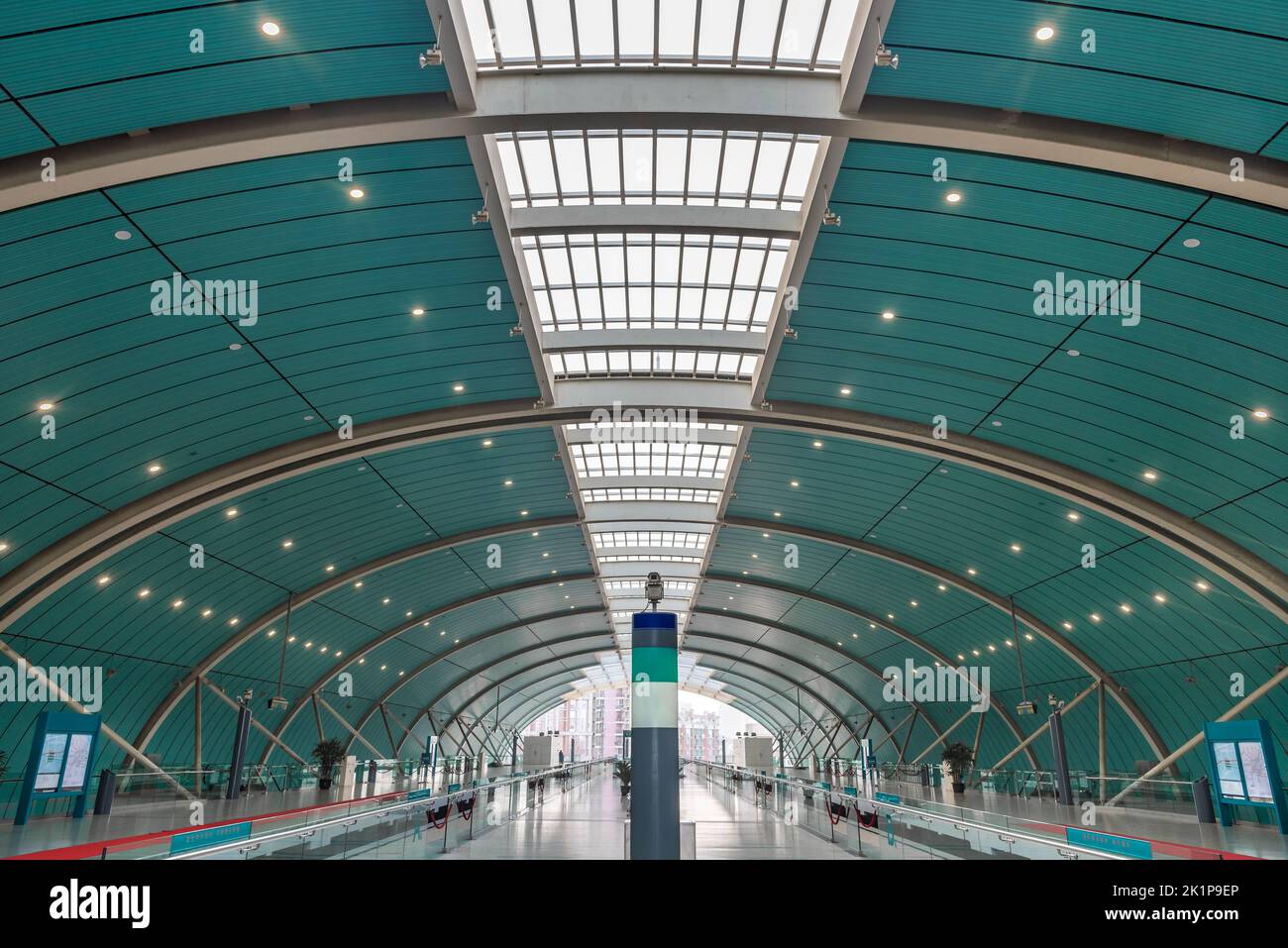 Longyang Road Station station, Maglev train of Shanghai, China Stock ...