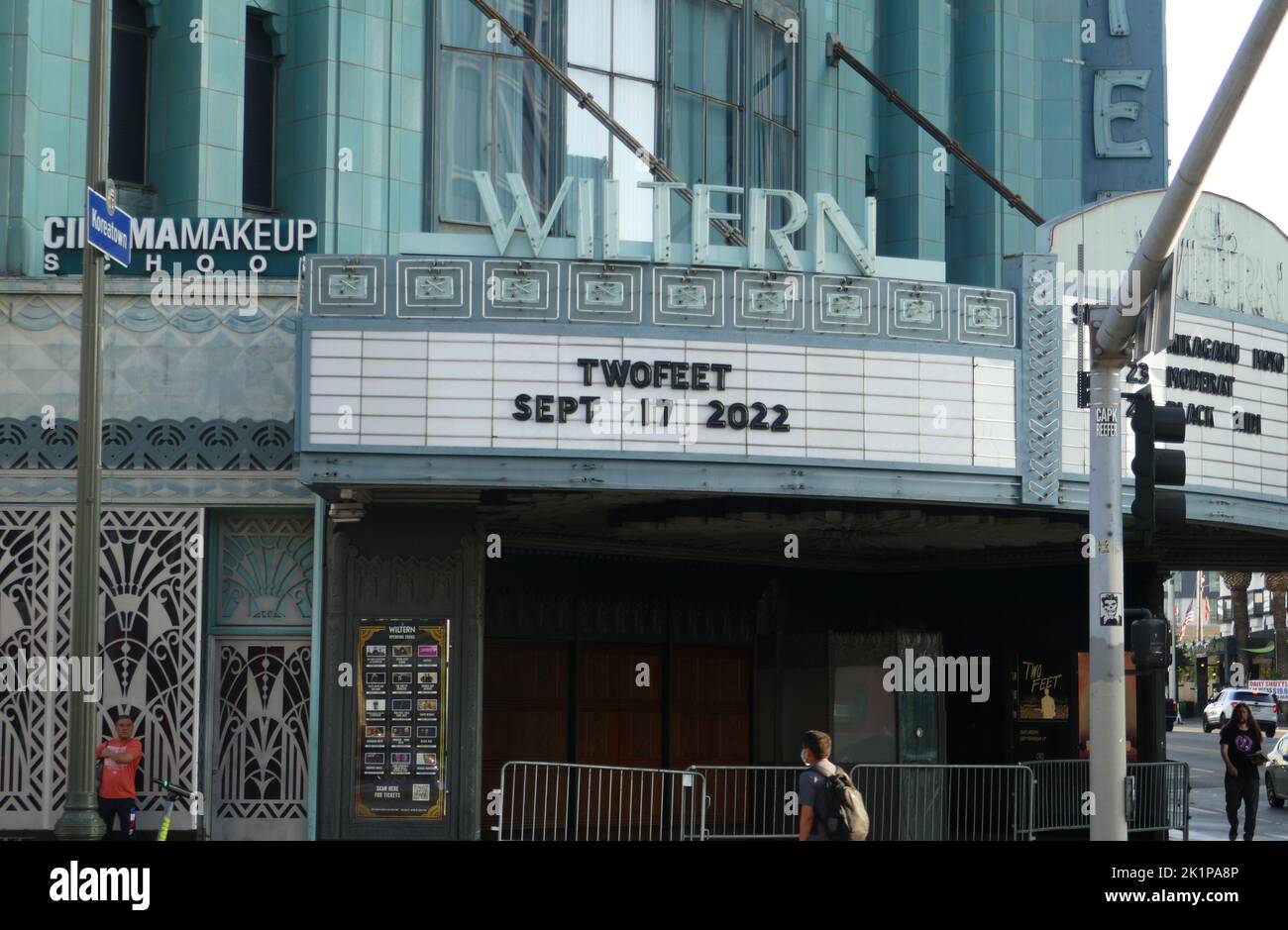 Los Angeles, California, USA 17th September 2022 Two Feet Concert ...