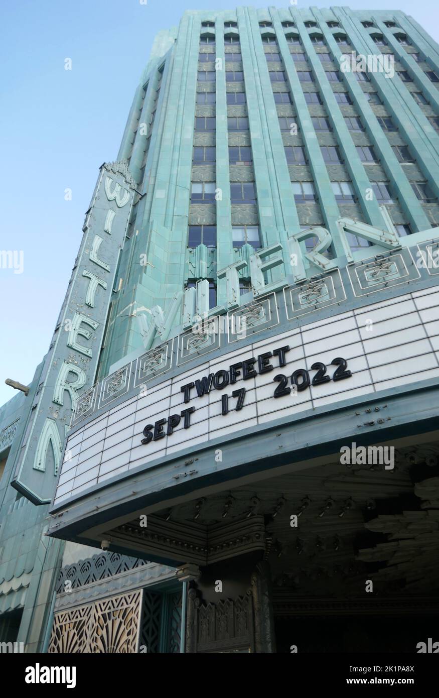 Los Angeles, California, USA 17th September 2022 Two Feet Concert ...