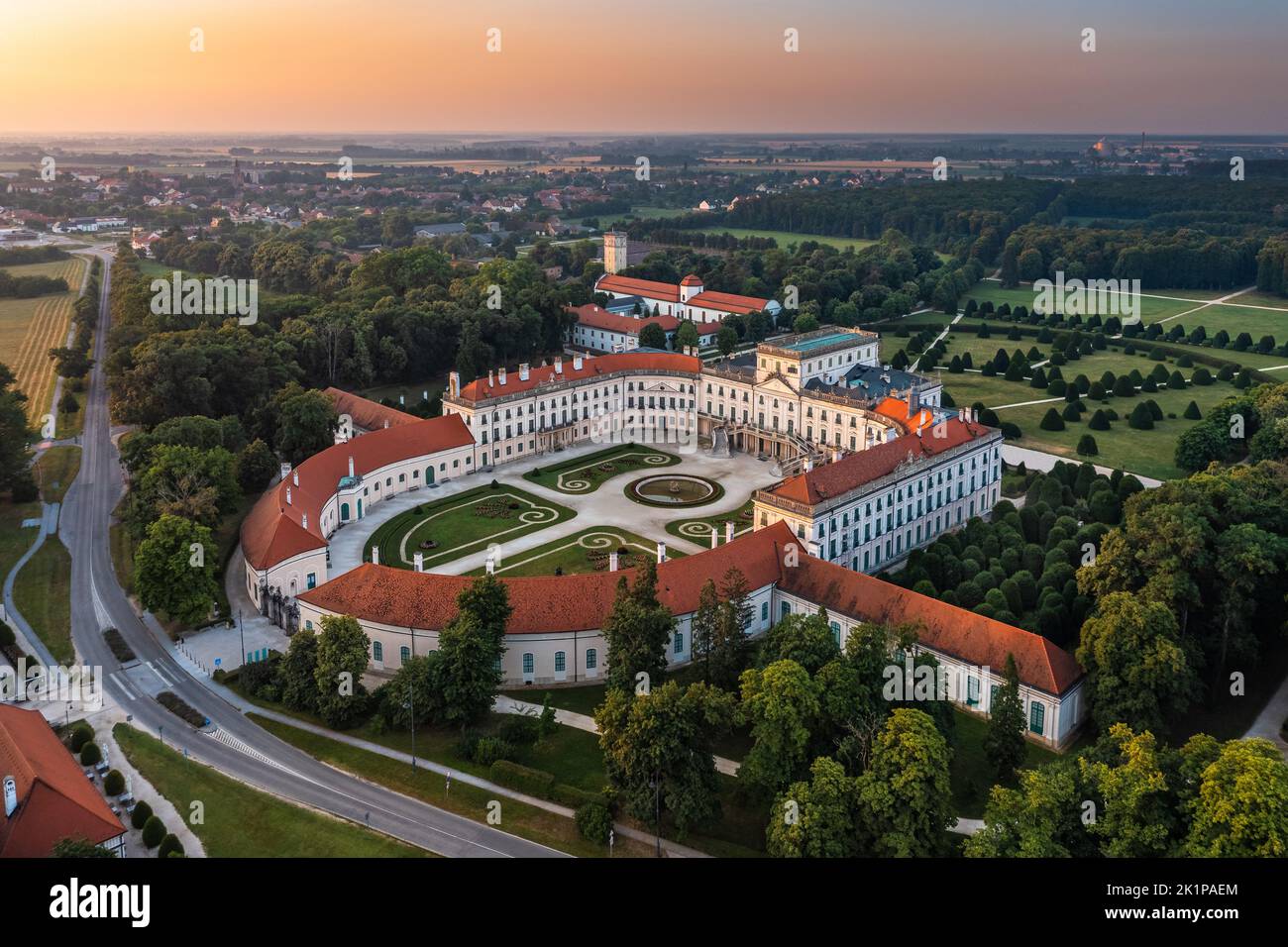 Esterházy palace at fertod hi-res stock photography and images - Alamy