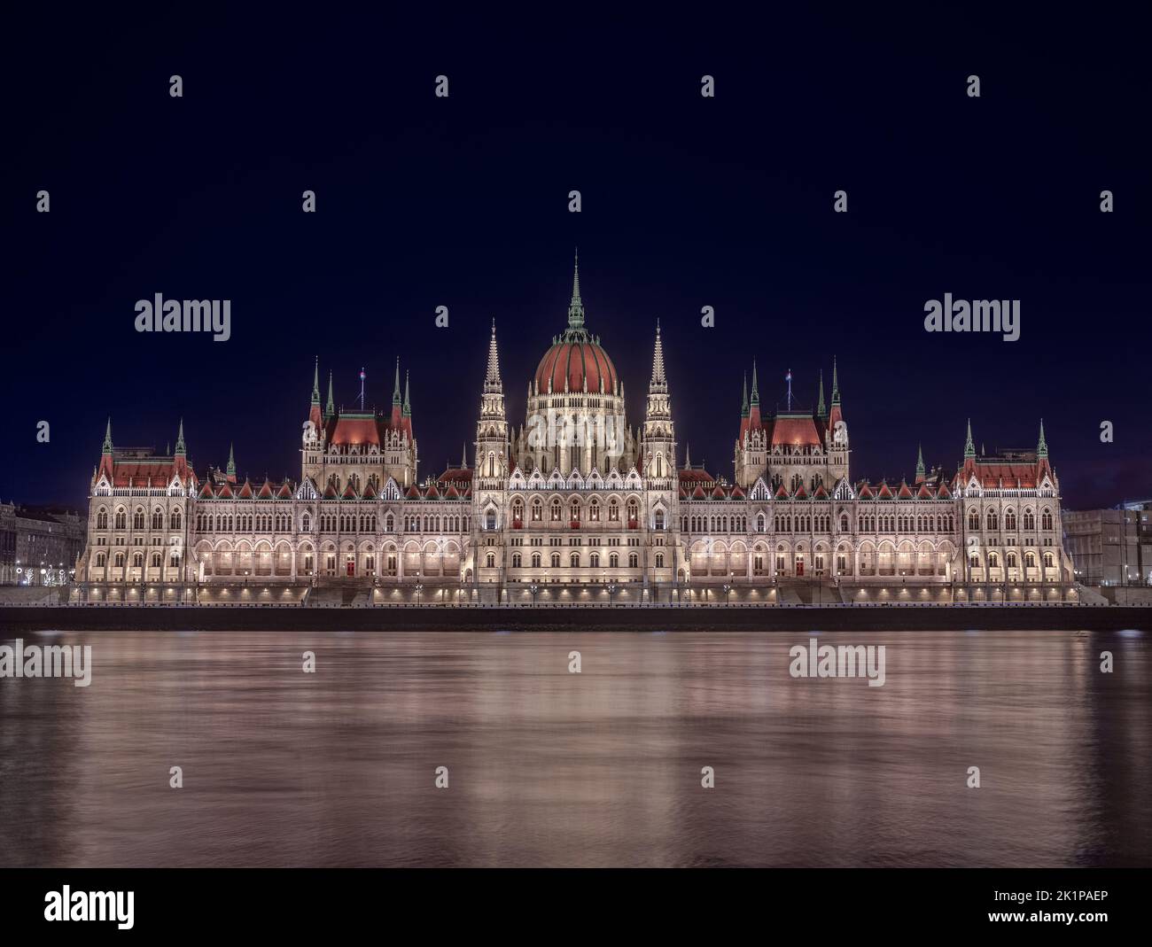 Hungarian Parliament Building Night