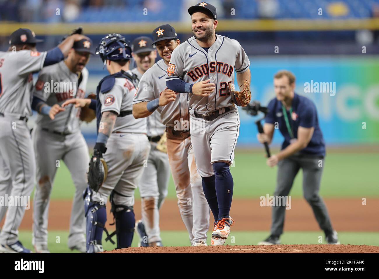 St. Petersburg, FL. USA; Houston Astros second baseman Jose Altuve (27 ...