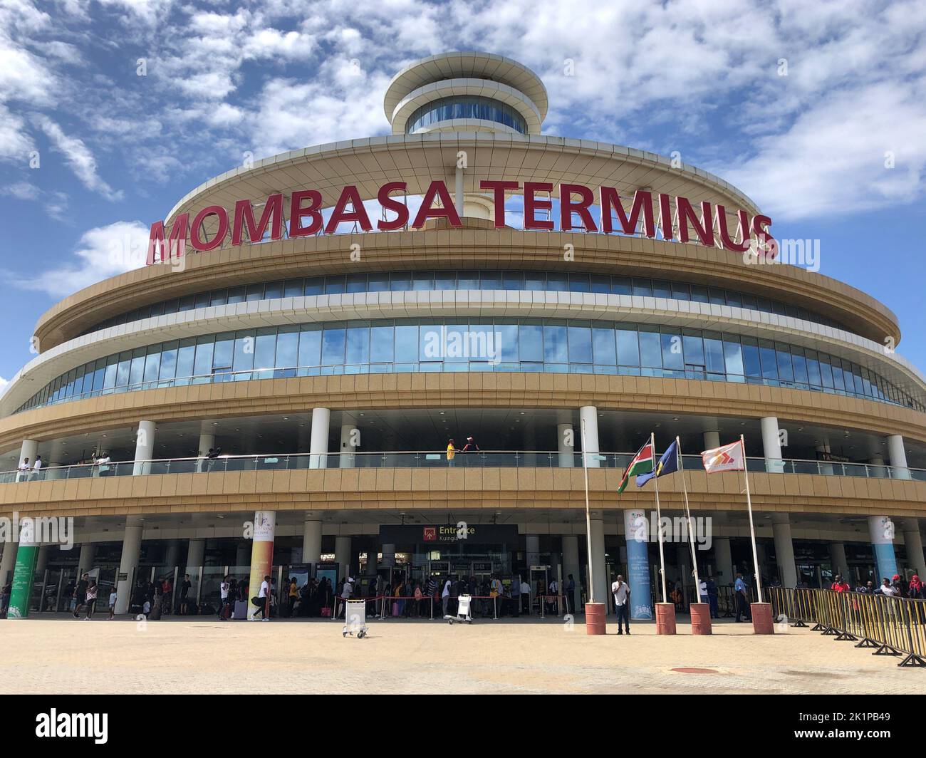Mombasa, Kenya. 25th Aug, 2022. The Kenyan railroad station Mombasa ...