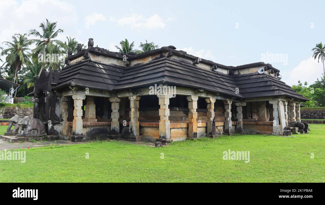 View of Shree Neminatha Swami Basadi, is an stone temple built in 9th ...