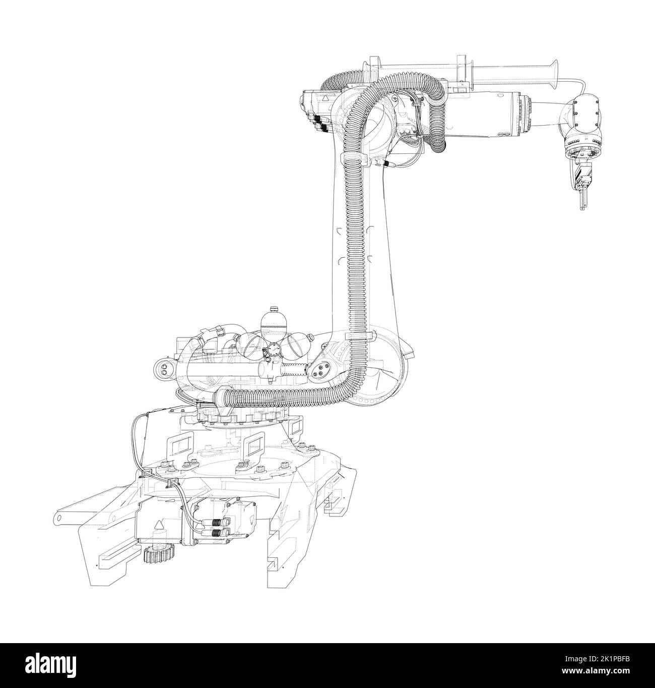 Industrial robot manipulator Stock Vector Image & Art - Alamy