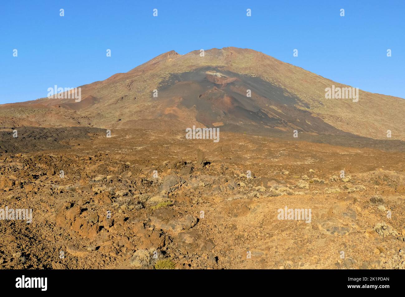 Pico Viejo, a volcano located on the island of Tenerife in Canary ...