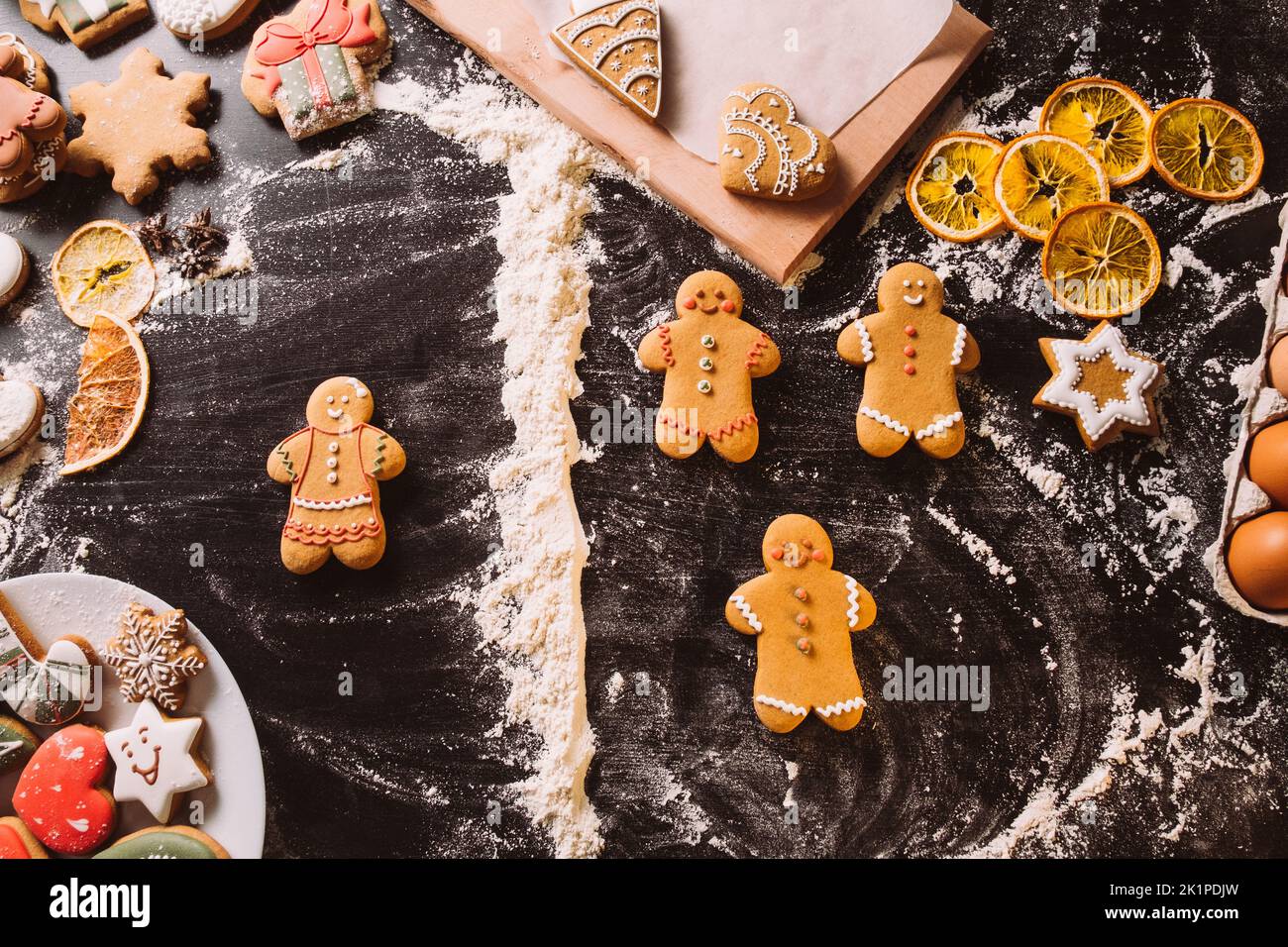 Christmas bakery. Conceptual pastry collection. Gender diversity ...