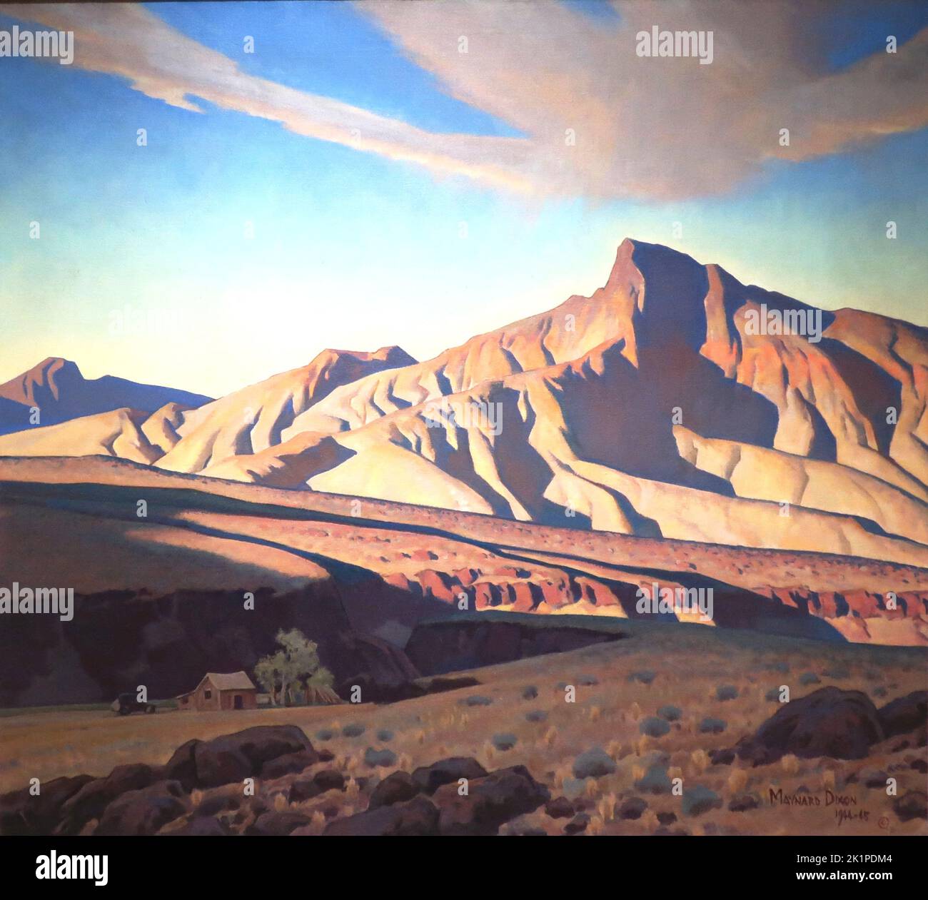 Maynard Dixon - Home of the Desert Rat - c1944 Stock Photo - Alamy