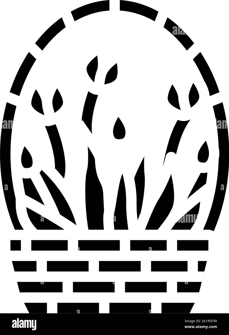 flora spring glyph icon vector illustration Stock Vector Image & Art ...