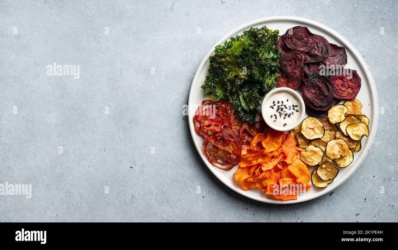 Dried vegetables chips Stock Photo - Alamy